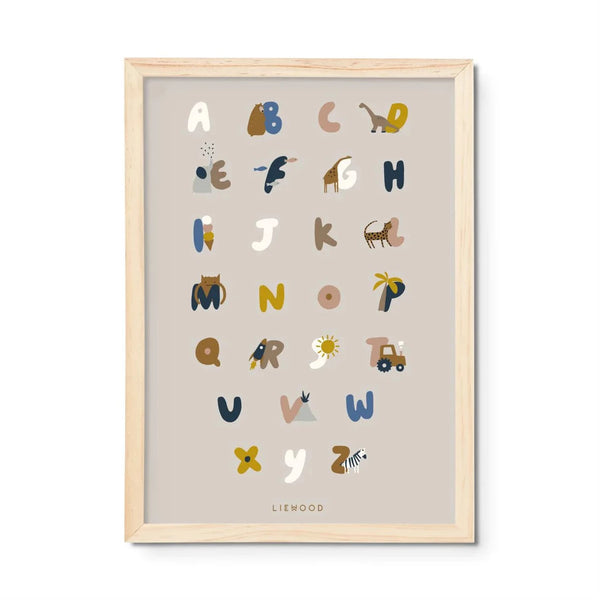 LIEWOOD - Poster Beverly Alphabet / Sandy – LanaLu Boys and Girls