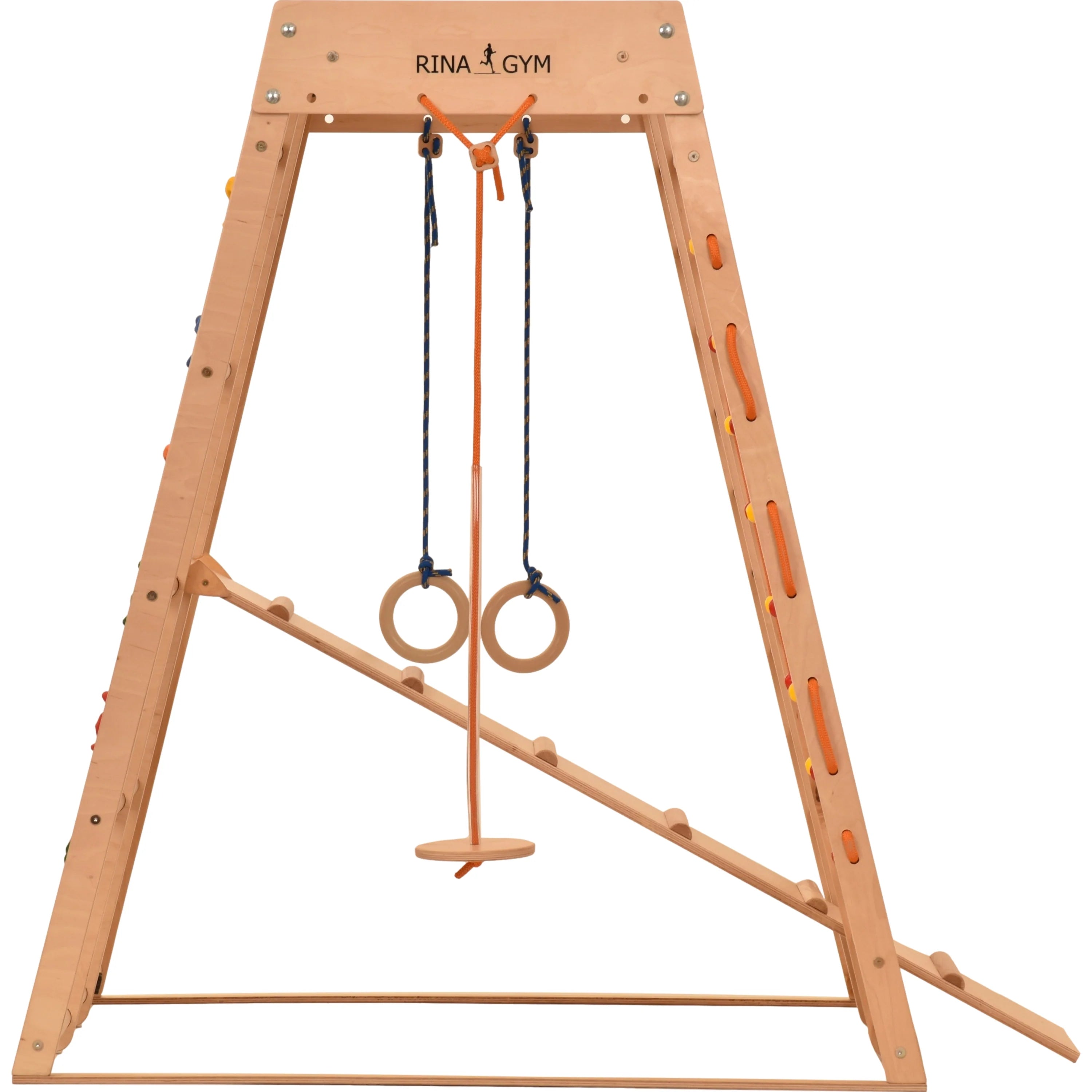 RINAGYM - Klettergerüst mit Kletterwand Lorenz – LanaLu Boys and Girls